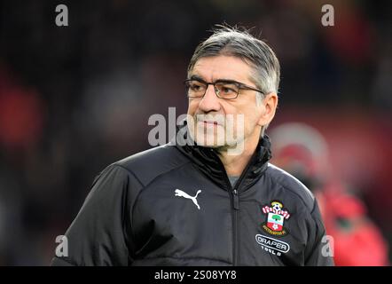 Southampton manager Ivan Juric ahead of the Premier League match at the ...
