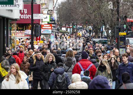 London, England, UK. 26th Dec, 2022. Shoppers are seen in West End on ...