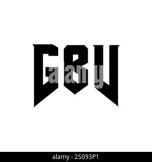 GBV letter logo design for technology company. GBV logo design black ...
