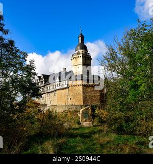 Burg Falkenstein Blick am 5. Oktober 2024 auf Burg Falkenstein bei ...