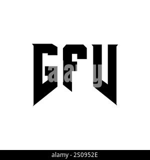 GFV letter logo design for technology company. GFV logo design black ...