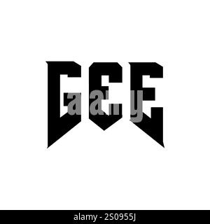 GEE letter logo design for technology company. GEE logo design black ...