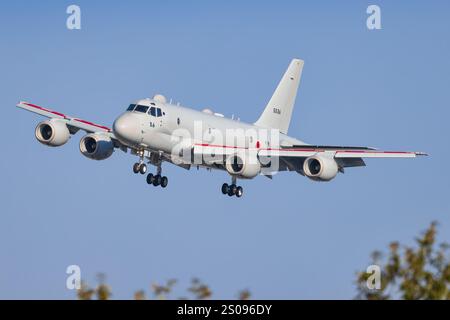 Japan, at Kanoya Air Base 19 November 2024: Kawasaki P-3 MPA at Kanoya ...