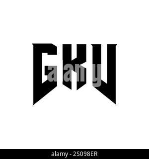GKV letter logo design for technology company. GKV logo design black ...