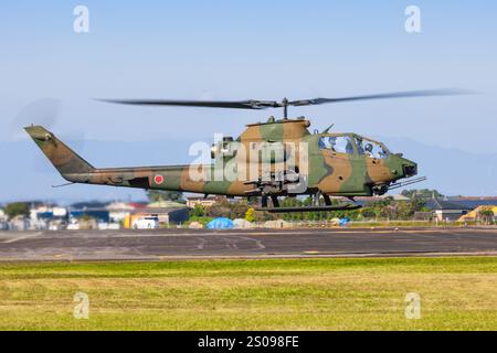 Japan, at Akeno Air Base 19 November 2024: Bell AH-1S Cobra at Akeno Air Base in Japa Stock ...