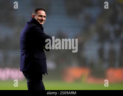 Coventry City head coach Frank Lampard arrives ahead of the Sky Bet ...
