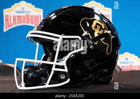 December 26, 2024: University of Colorado Football Helmet at Media ...
