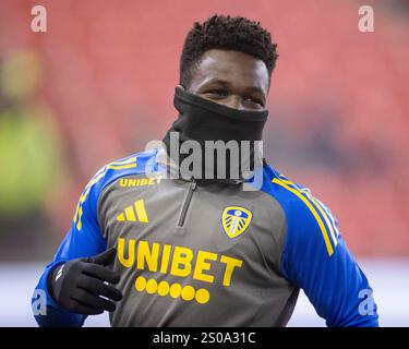 Largie Ramazani of Leeds United during the Leeds United FC v Swansea ...