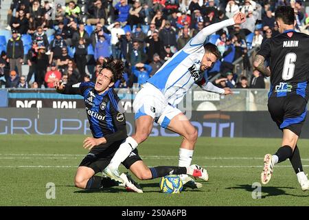 Domenico Berardi (Sassuolo) Samuele Angori (Pisa) during Pisa SC vs US ...