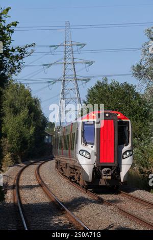 Transport For Wales CAF built class 197 train 197013 running on the ...