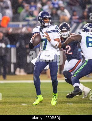 Seattle Seahawks quarterback Geno Smith during an NFL football game ...