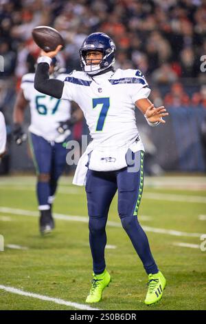 Seattle Seahawks quarterback Geno Smith during an NFL football game ...