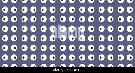 Lots of Blue Squinting Eyes Pattern, Simple Seamless Texture, Vector ...
