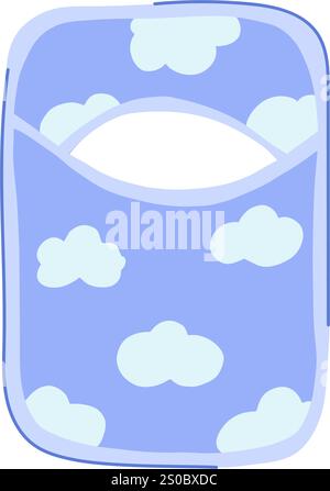 cotton burp cloths cartoon vector illustration Stock Vector Image & Art ...