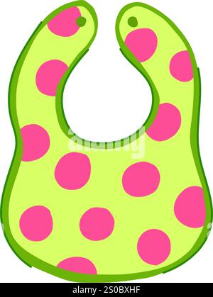 baby burp cloths cartoon vector illustration Stock Vector Image & Art ...