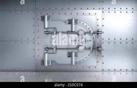 Vault door lock mechanism Stock Photo - Alamy