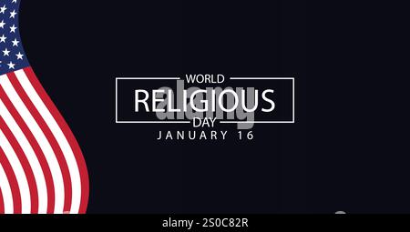 Celebrating Unity and Diversity on World Religious Day in the USA Stock ...