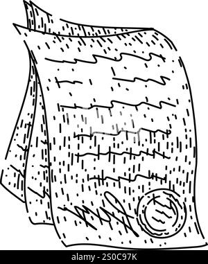 conditions contract sketch hand drawn vector Stock Vector Image & Art ...