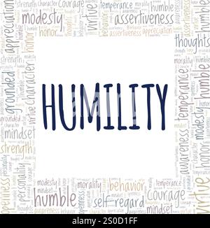 Humility word cloud concept. Vector illustration Stock Vector Image ...