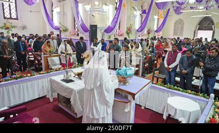 Beawar, Rajasthan, India, December, 25, 2024: Christian worshippers ...