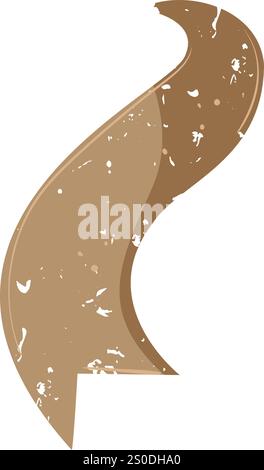 throwback retro arrow banner cartoon. antique old, school timeless ...