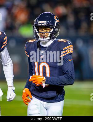 Chicago Bears Tyler Scott (10) runs off the field during an NFL ...