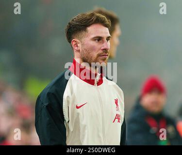 Liverpool's Alexis Mac Allister during a training session at the AXA ...