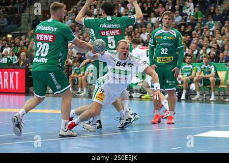 Justus Fischer (Die Recken, 54), on the ball, single image, individual ...
