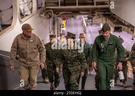 US Navy Commanding Officer, USS Carl Vinson (CVN 70), Capt. Kevin ...