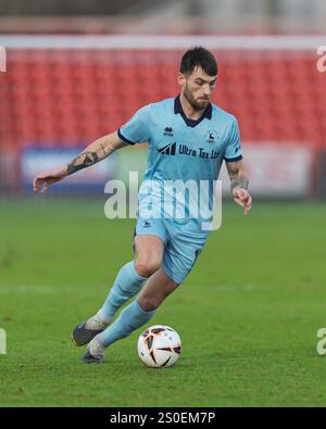 Luke Charman of Hartlepool United in action during the Vanarama ...