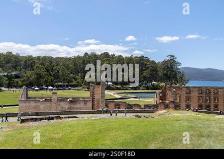 Port Arthur penitentiary and former penal colony now an open air museum ...