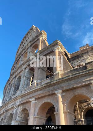 Photo of the Colosseum from the outside Rome Italy Stock Photo - Alamy