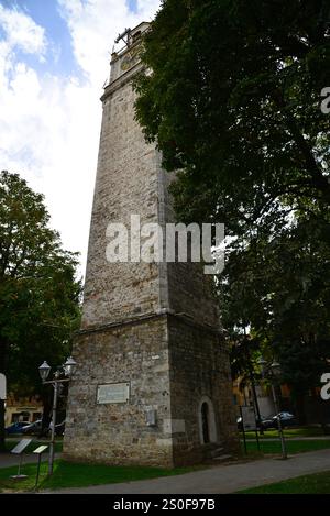 Clock tower in Bitola. Macedonia Stock Photo - Alamy