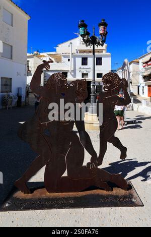 The Venus by Bronzino sculpture at the Glorieta del Manyo viewpoint ...