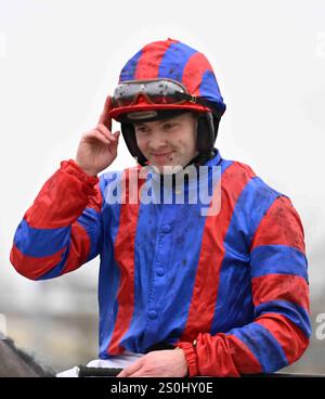 Jockey Jonjo O'Neill Jr with horse Keppel Queen in the stables ahead of ...