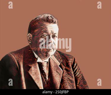 Portrait of Friedrich Ebert (1871-1925), President of the German Reich ...