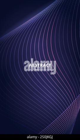 Abstract vertical background wallpaper with with purple blue hairy ...