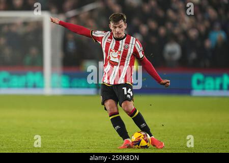 Sheffield United defender Harrison Burrows (14) during the Sheffield ...