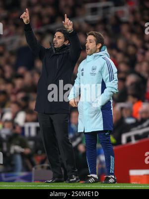 Arsenal set-piece coach Nicolas Jover during the Premier League match ...