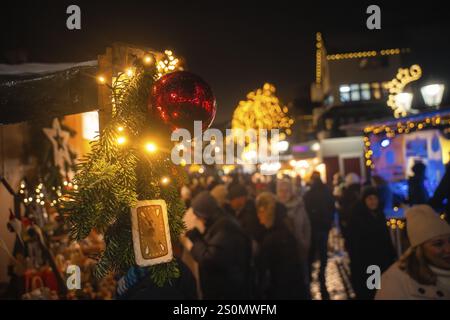Christmas Market, Calw, Black Forest, Baden-Württemberg, Germany Stock ...