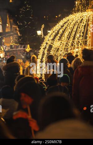 Christmas Market, Calw, Black Forest, Baden-Württemberg, Germany Stock ...
