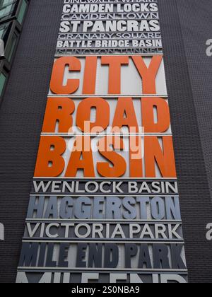 City Road Basin, Sign, City Road, Apartment Building, Islington, London ...