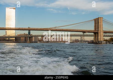 The bridges that span New York City's East River include the Brooklyn, Manhattan and ...