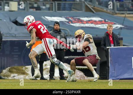Nebraska tight end Thomas Fidone II (TE09) poses for a portrait at the ...