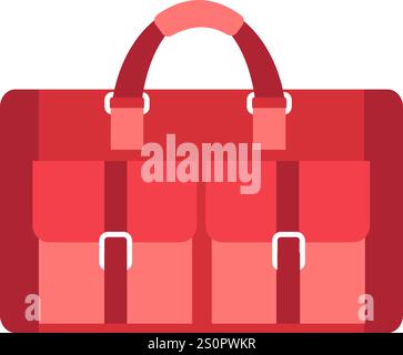 Bag with handles icon, flat style Stock Vector Image & Art - Alamy