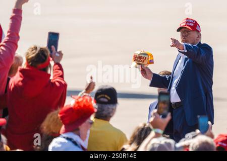 Donald Trump during the Donald Trump Presidential Campaign Rally held ...