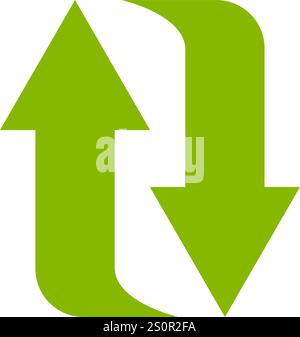 Up and Down Arrow Icon. Upload Download Network Server Connection ...