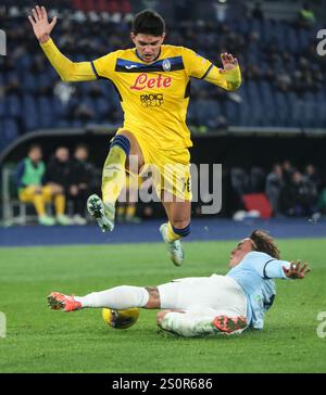 Atalanta's Raoul Bellanova during the Serie A soccer match between Atalanta and Pisa at Gewiss ...
