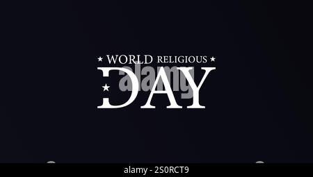 Honoring Spiritual Practices World Religious Day on January 16 Stock ...