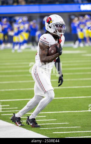 Arizona Cardinals cornerback Max Melton (16) is helped off the field ...